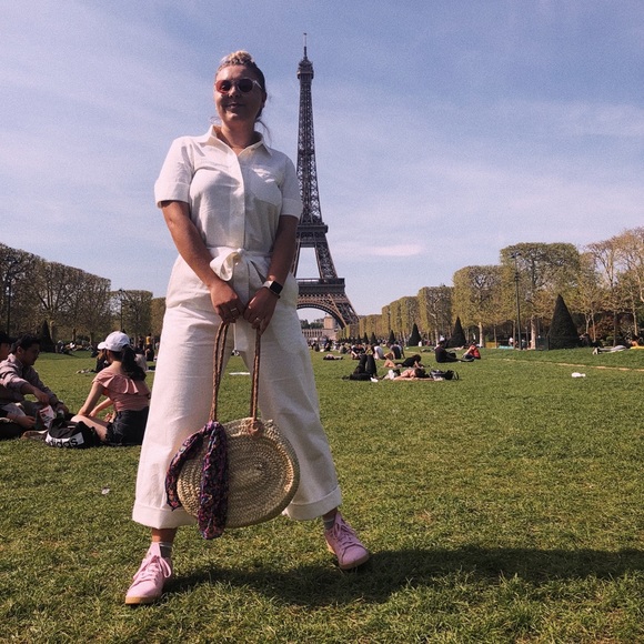 COS | Dresses | Cos White Flightsuit | Poshmark